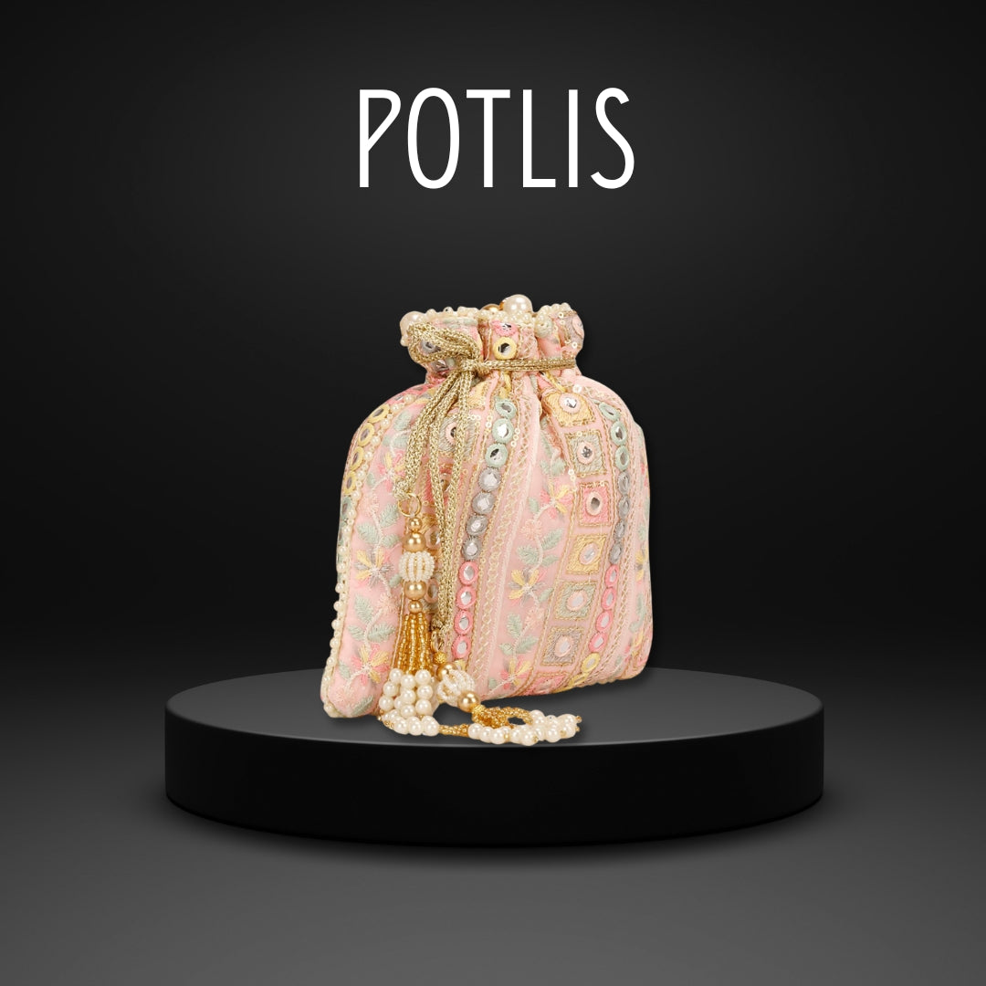 Buy Potli Bags Potlis for Weddings and Party - Beauty Palace